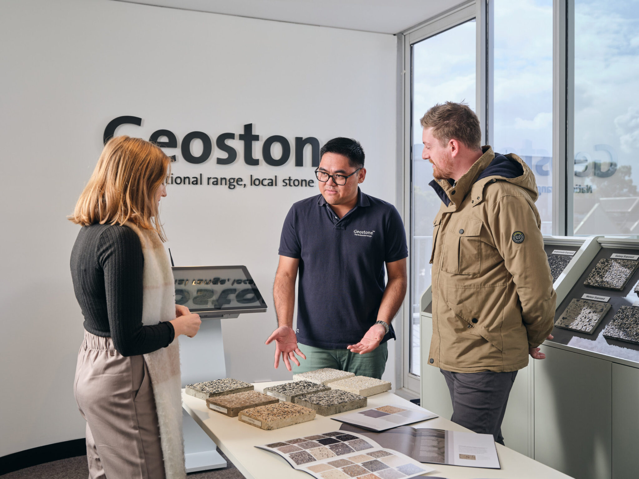 Geostone's range of Exposed Aggregate & Polished Concrete